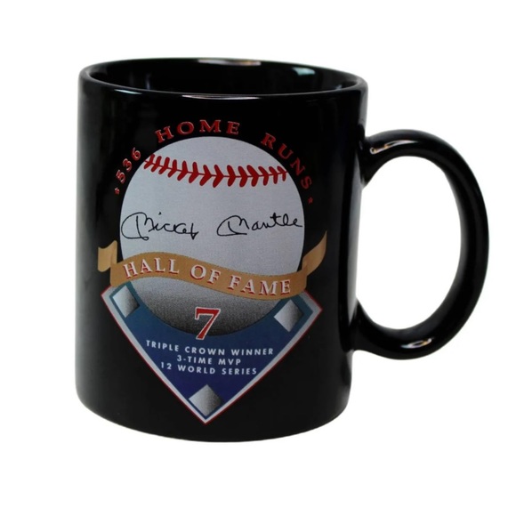 Dining | Mickey Mantle Hall Of Fame 536 Home Run Porcelain Mug | Poshmark